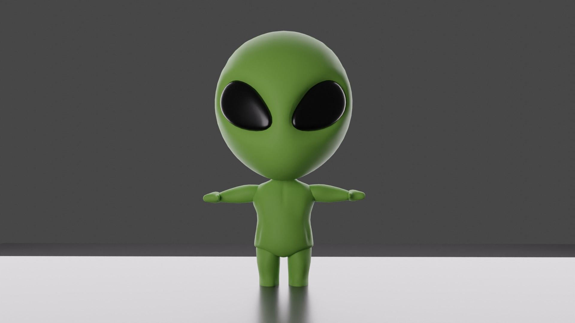3D model Collection space alien on table VR / AR / low-poly | CGTrader