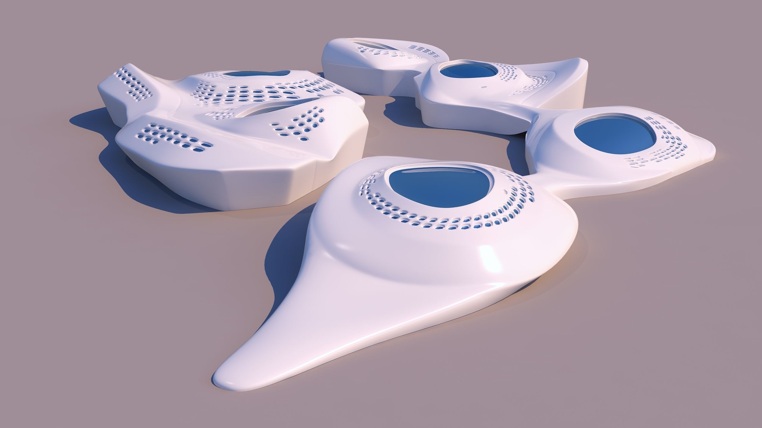 0109 - Organic Building 3D model | CGTrader