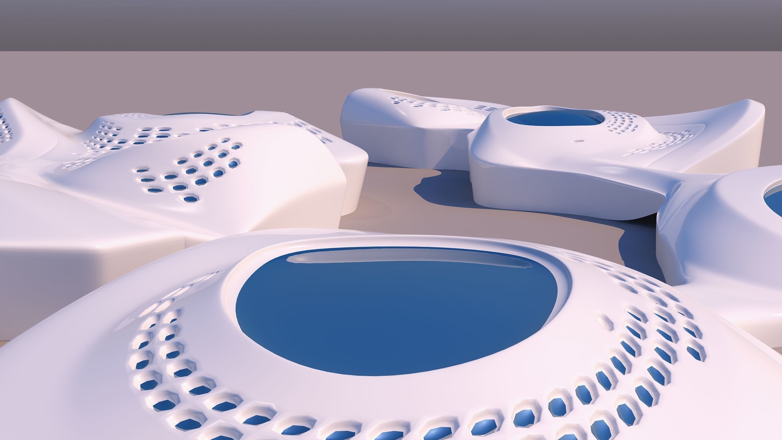 0109 - Organic Building 3D model | CGTrader