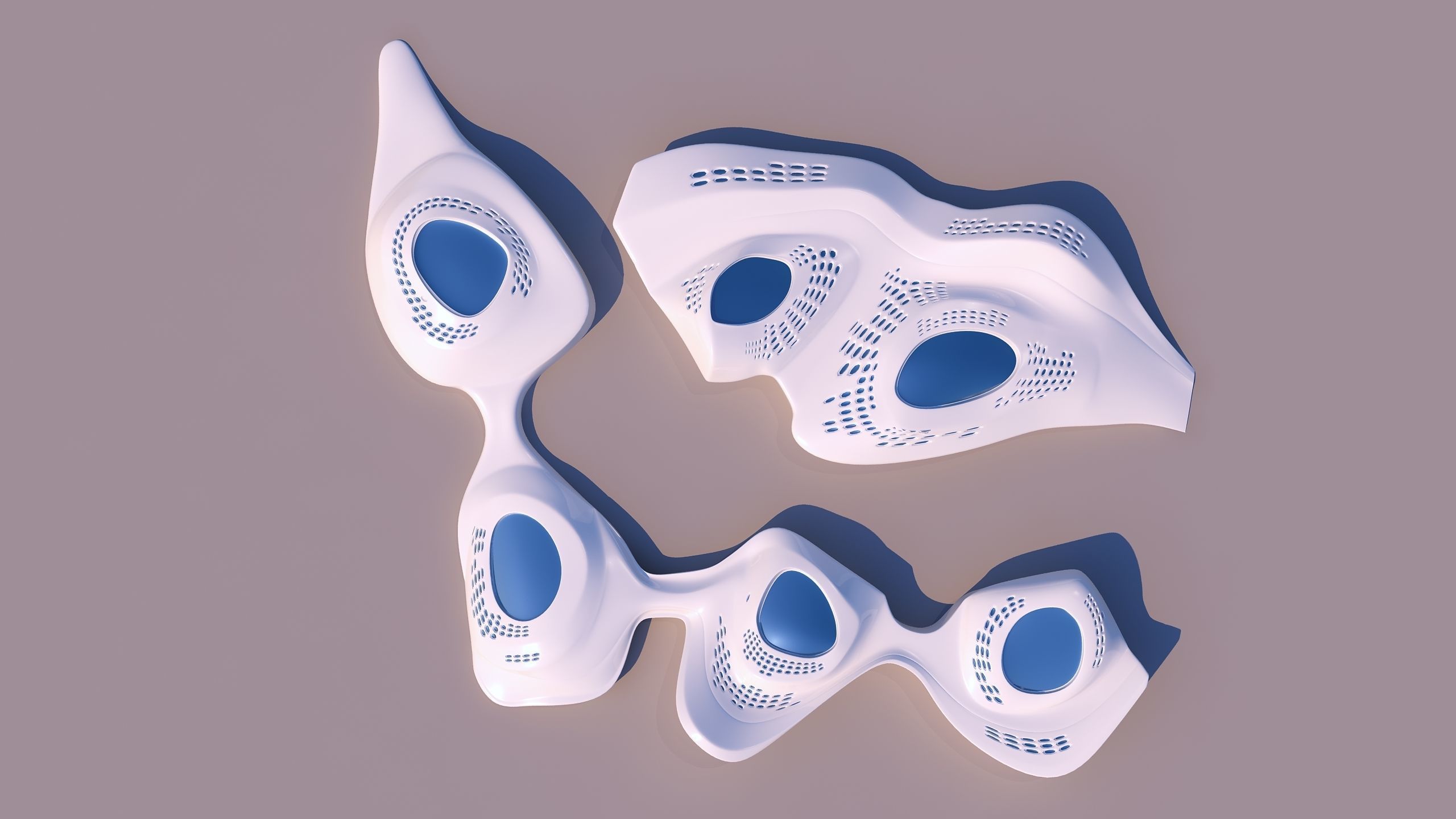 0109 - Organic Building 3D model | CGTrader