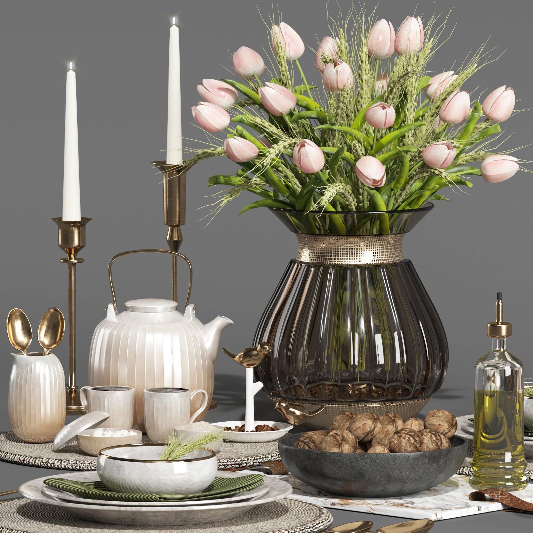 tableware set13 3D model | CGTrader