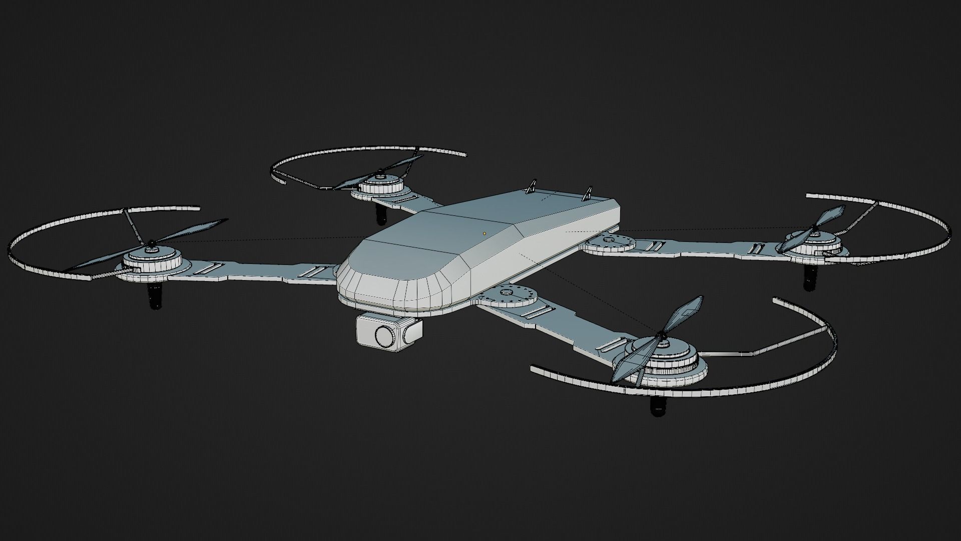 Drone Concept 3d Model free 3D model | CGTrader