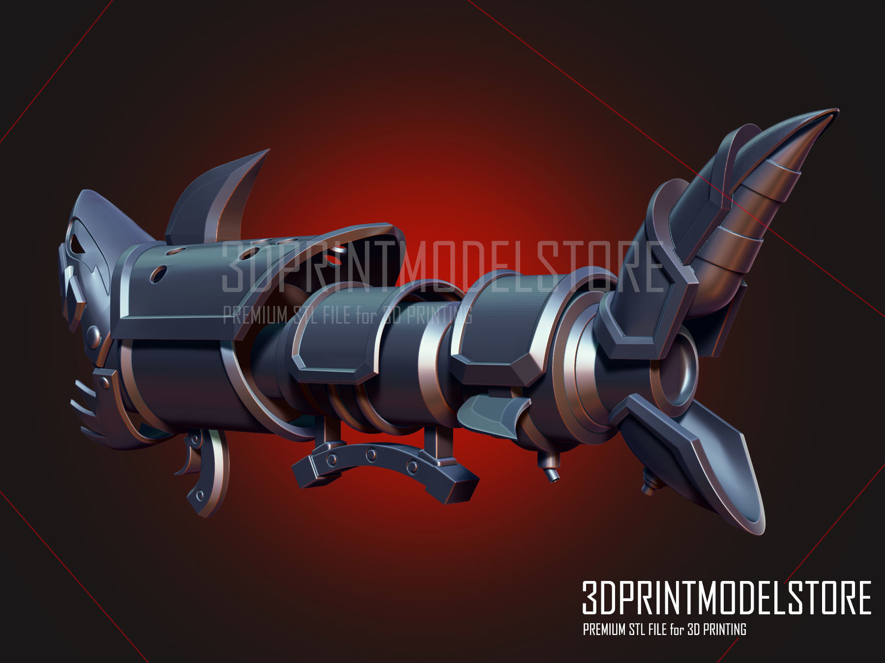 Fishbones STL File for Cosplay 3D model 3D printable | CGTrader