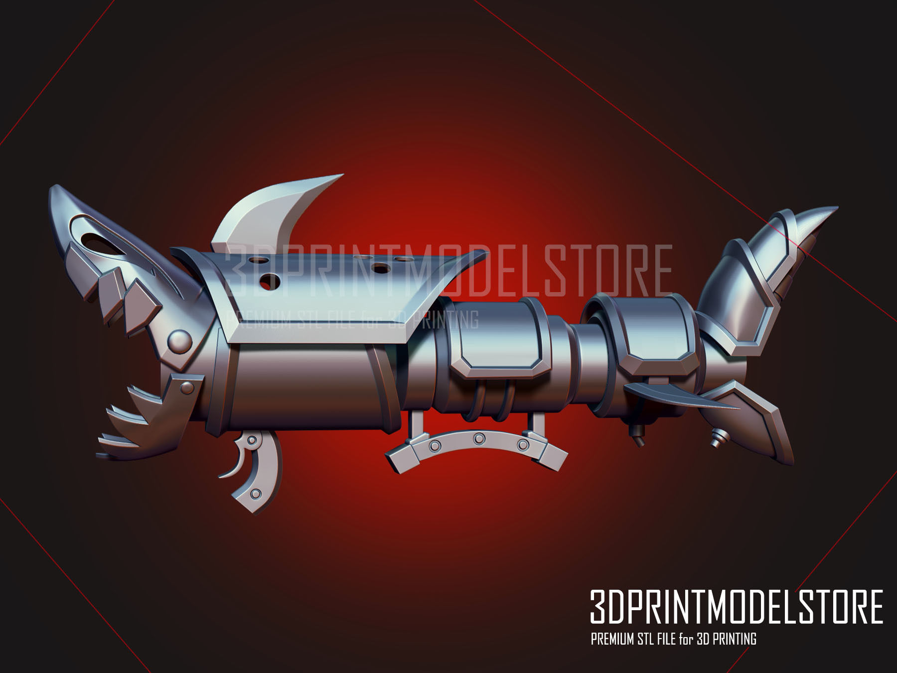 Fishbones STL File for Cosplay 3D model 3D printable | CGTrader