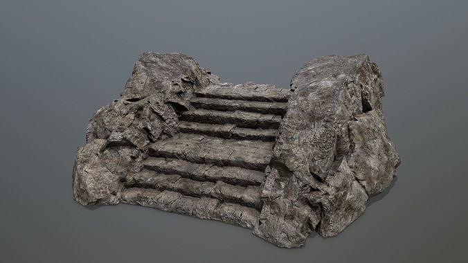 3D model Rock Gate VR / AR / low-poly | CGTrader