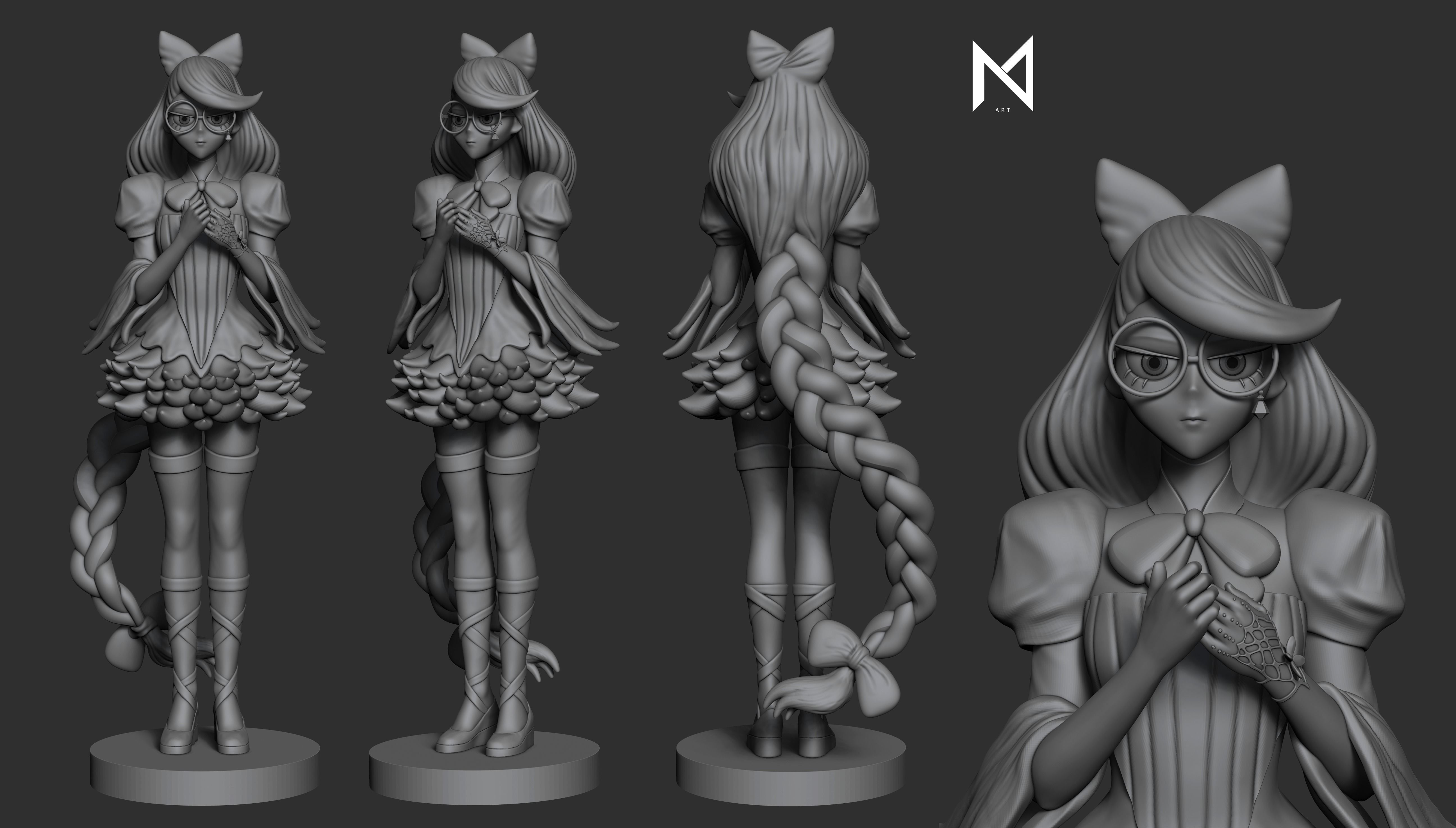 Bayonetta Origins Cereza and the Lost Demon figure 3D model 3D ...