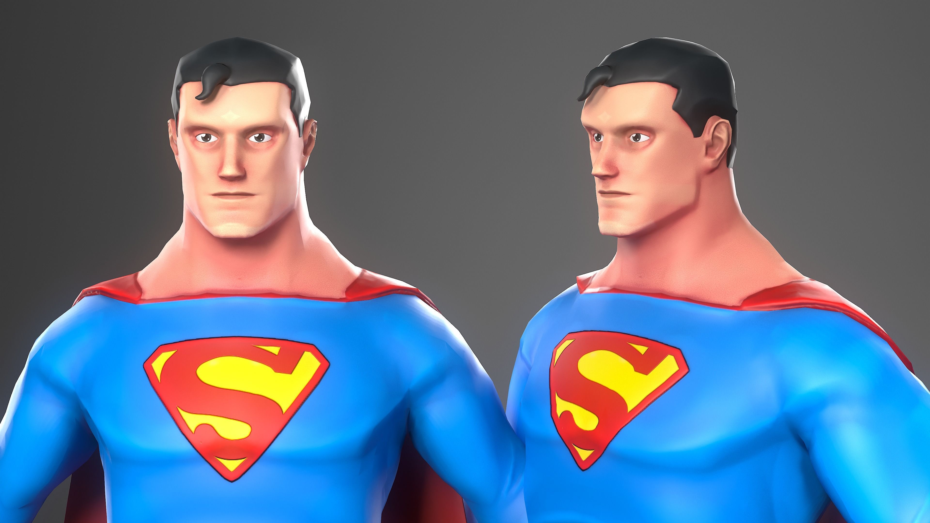 3D model Superman Game Ready VR / AR / low-poly | CGTrader