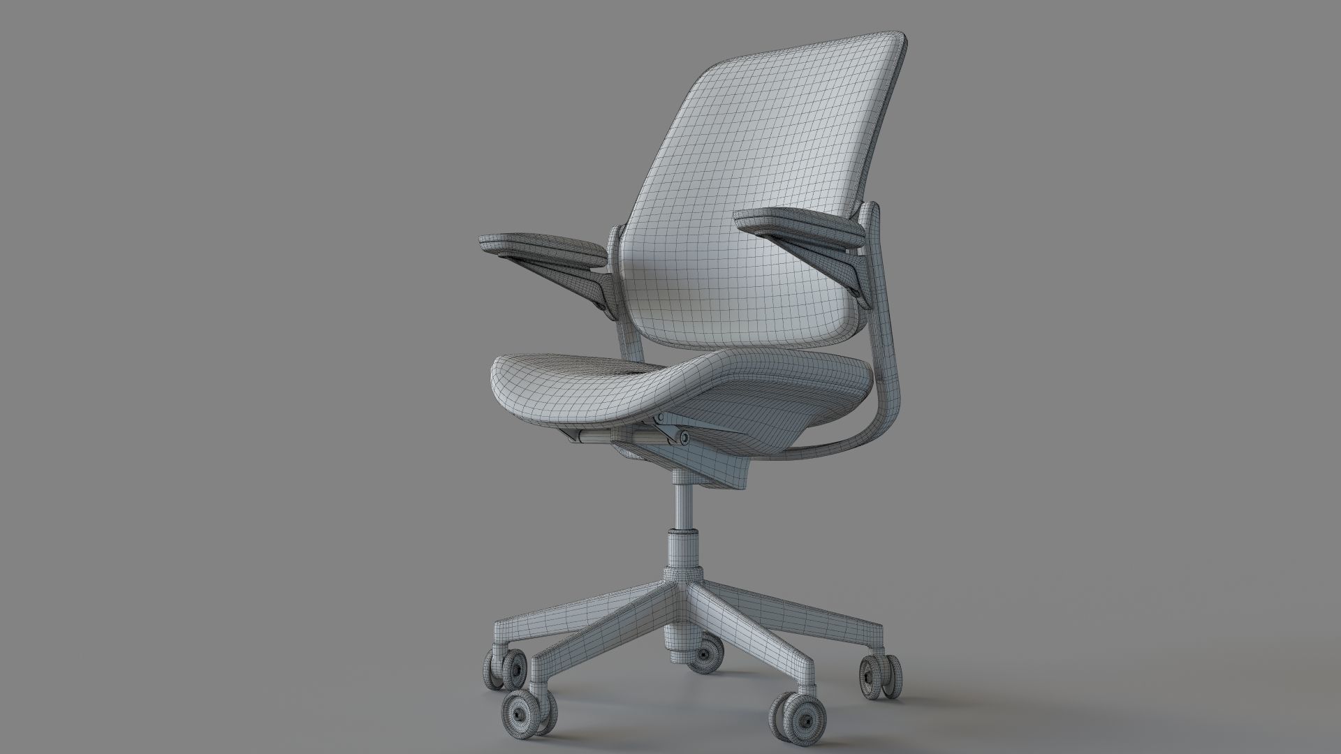 Humanscale Medium Grey Smart Ocean Task Chair 3D model | CGTrader