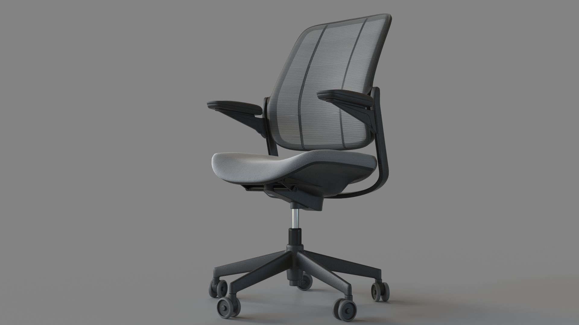 Humanscale Medium Grey Smart Ocean Task Chair 3D model | CGTrader