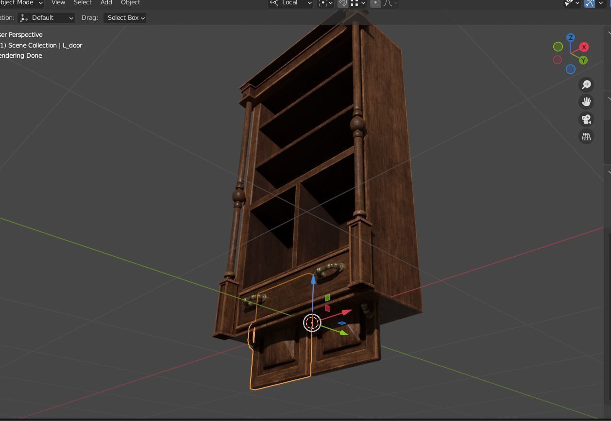 Furniture Library 3D model | CGTrader
