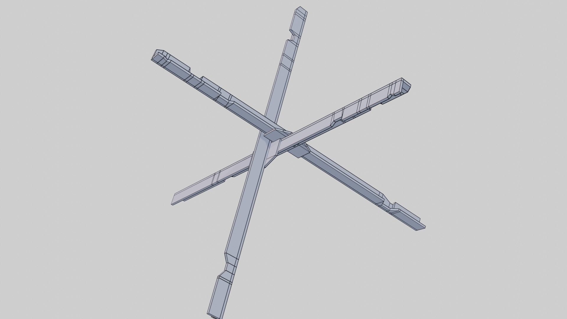 3D model Tank trap VR / AR / low-poly | CGTrader