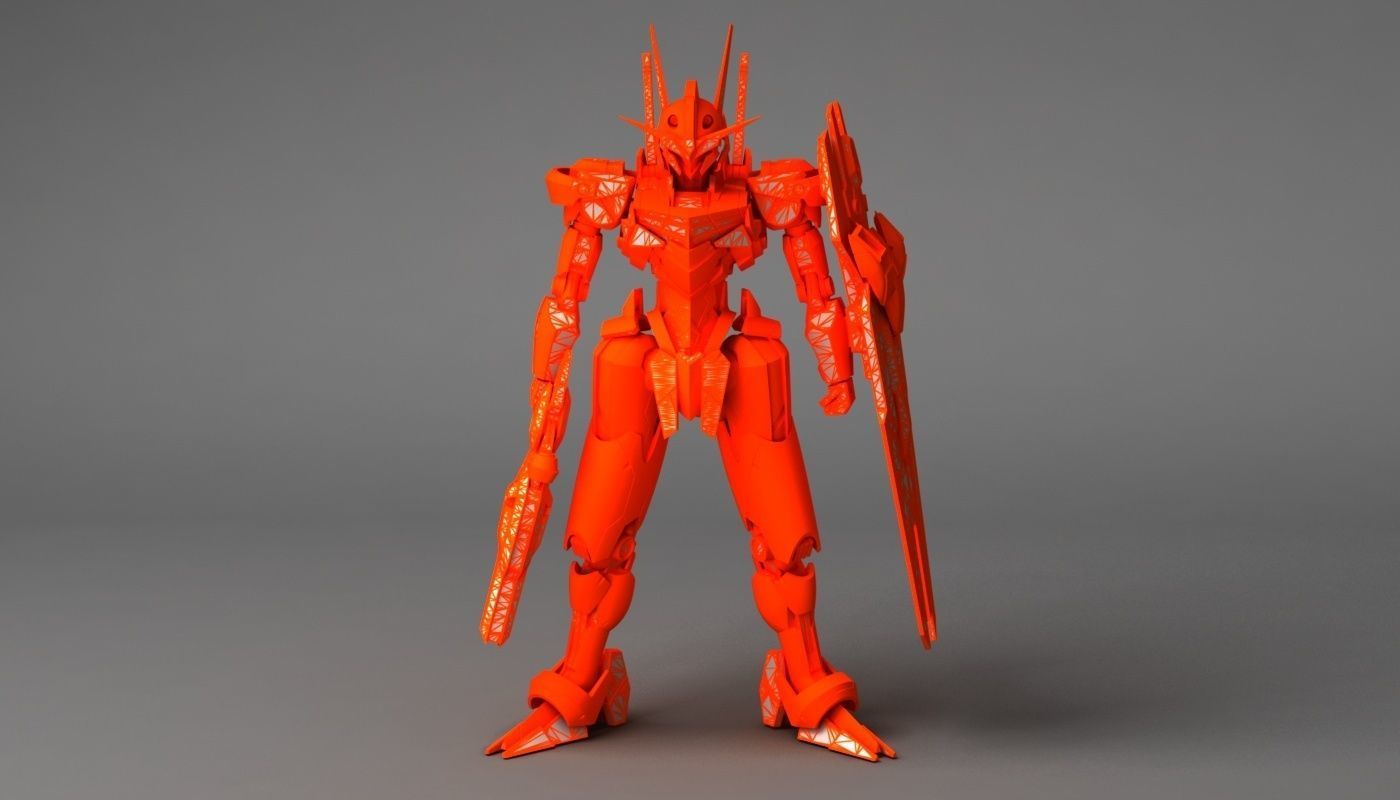 Gundam Aerial 3D model 3D printable | CGTrader