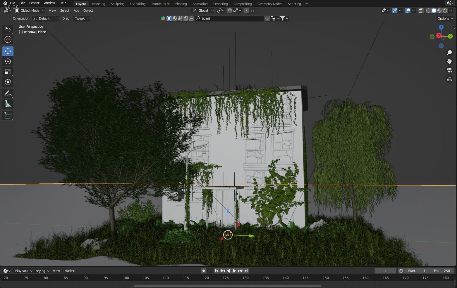 Post apocalyptic building 3D model | CGTrader