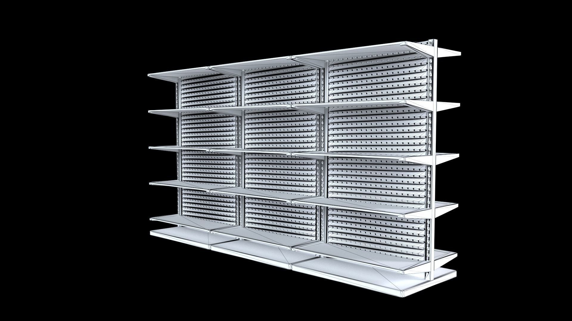 Metal Racks 3D model | CGTrader