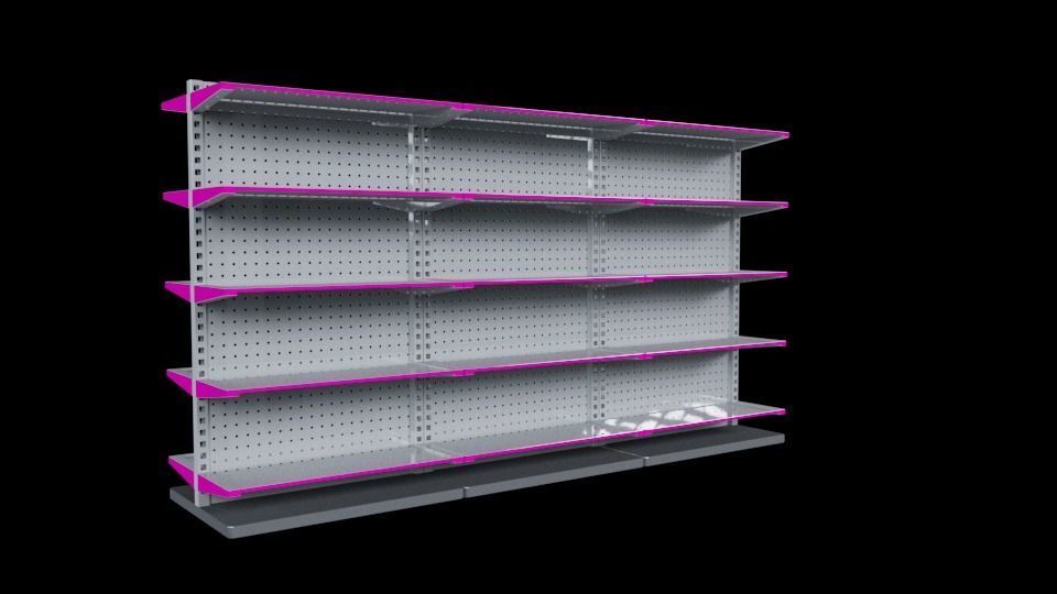 Metal Racks 3D model | CGTrader