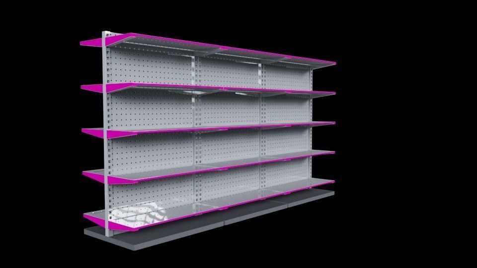 Metal Racks 3D model | CGTrader