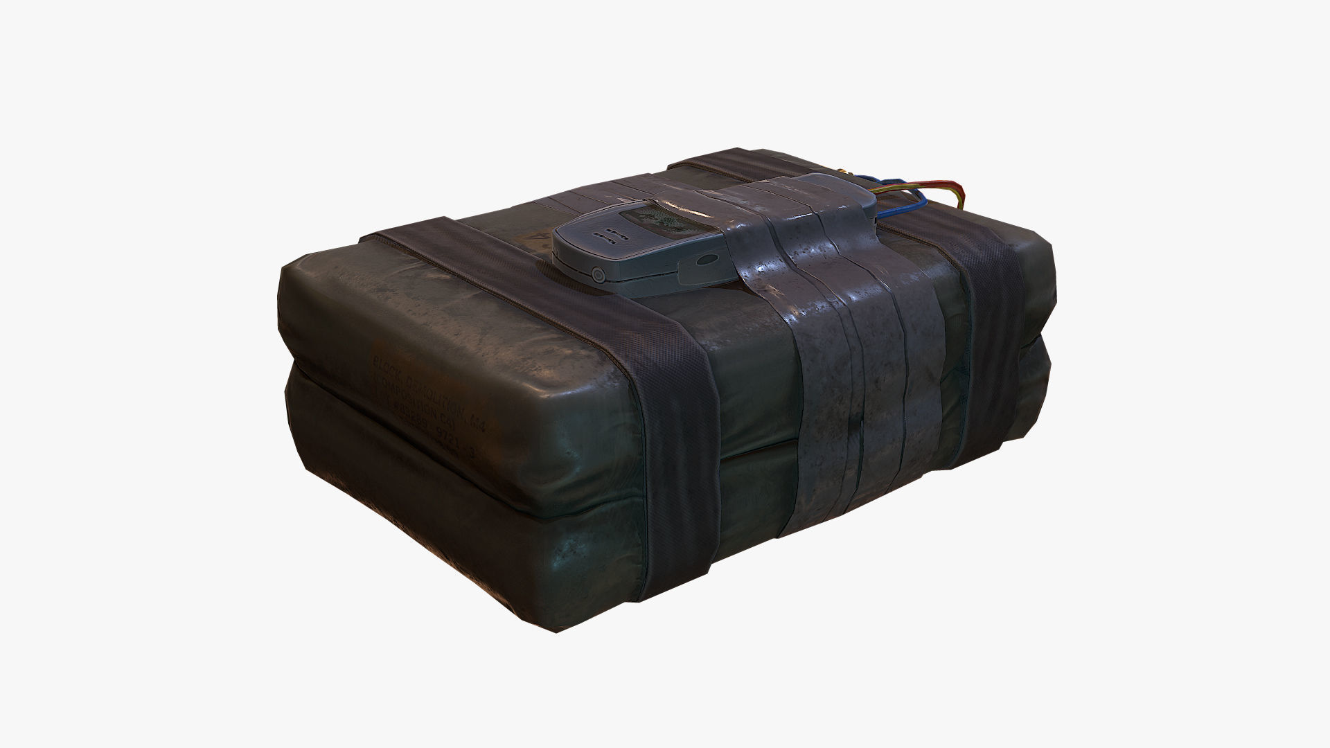 3d Model C4 Explosive Vr Ar Low Poly Cgtrader