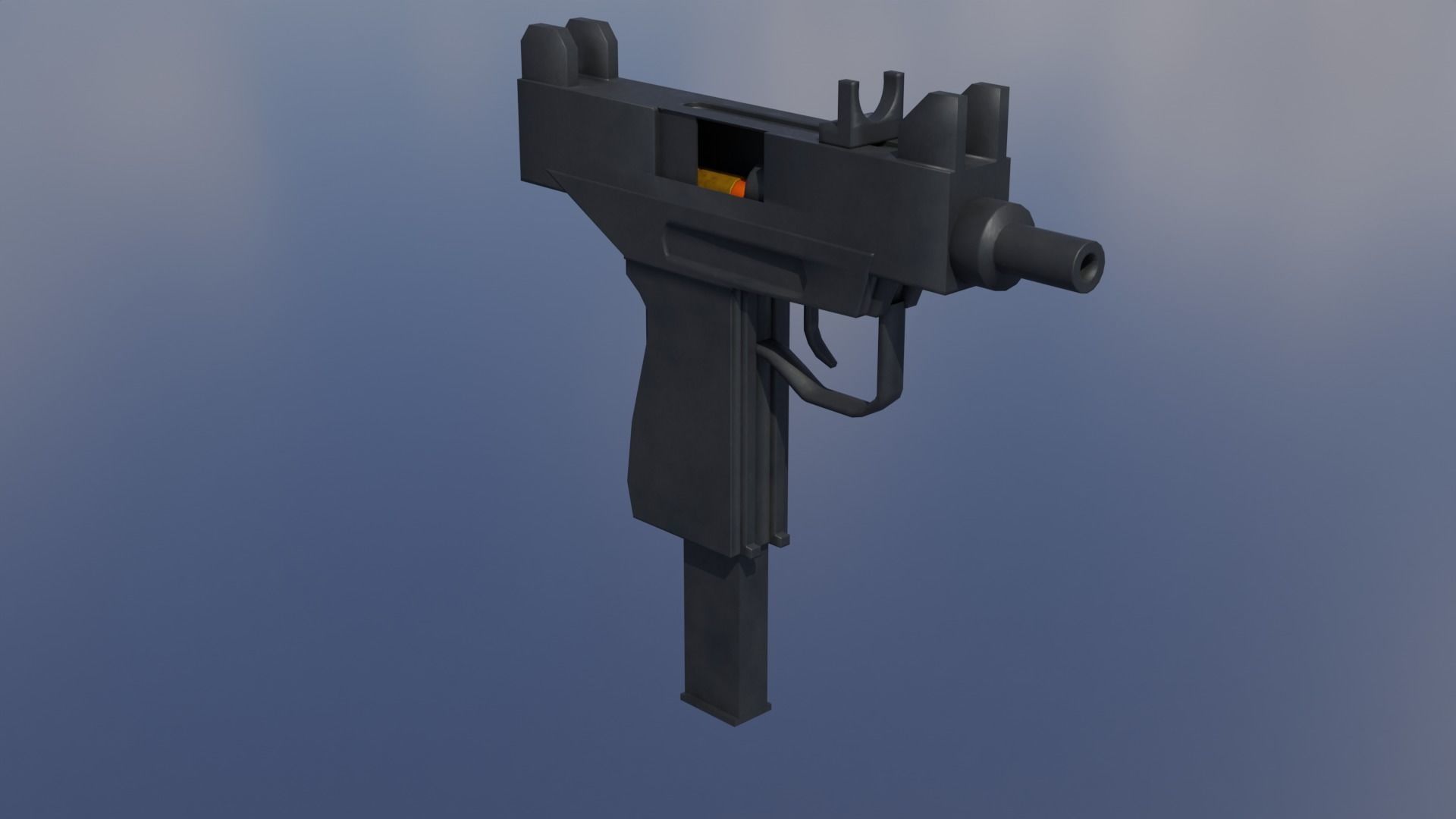 Micro-Uzi free VR / AR / low-poly 3D model rigged | CGTrader