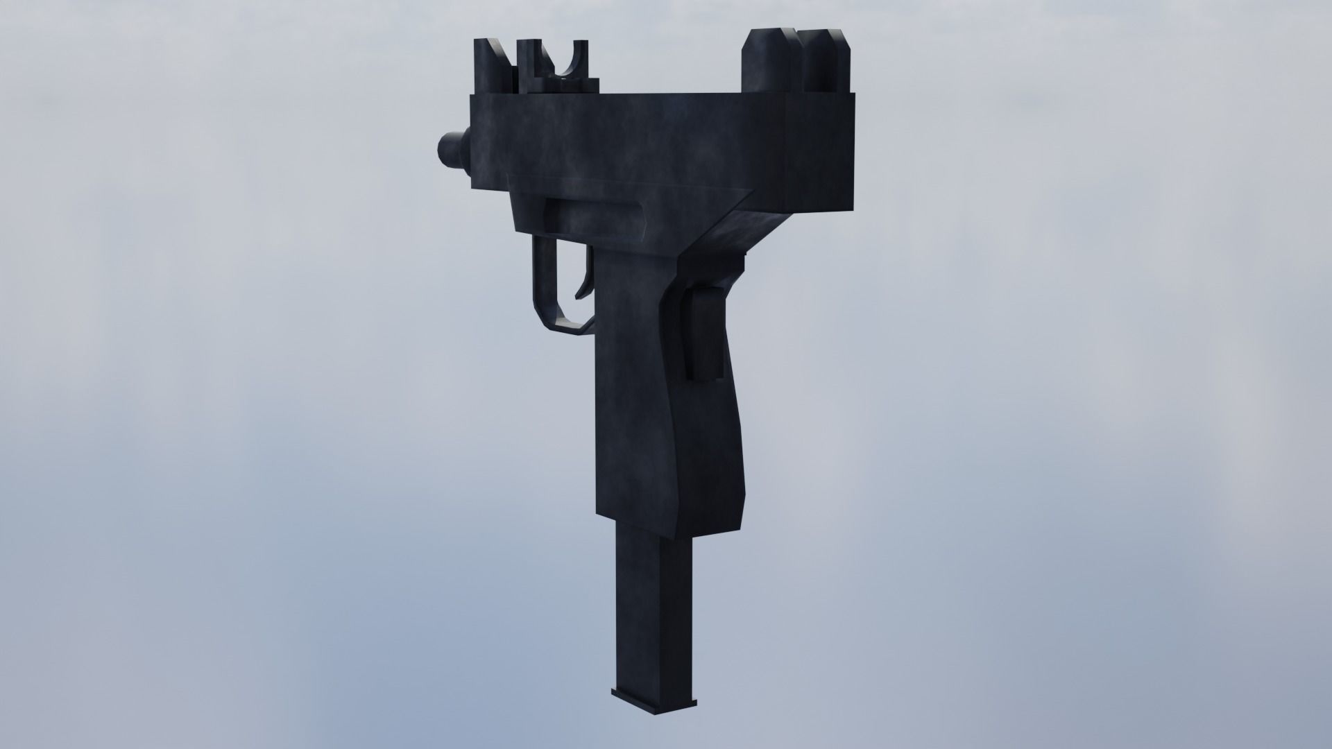 Micro-Uzi free VR / AR / low-poly 3D model rigged | CGTrader