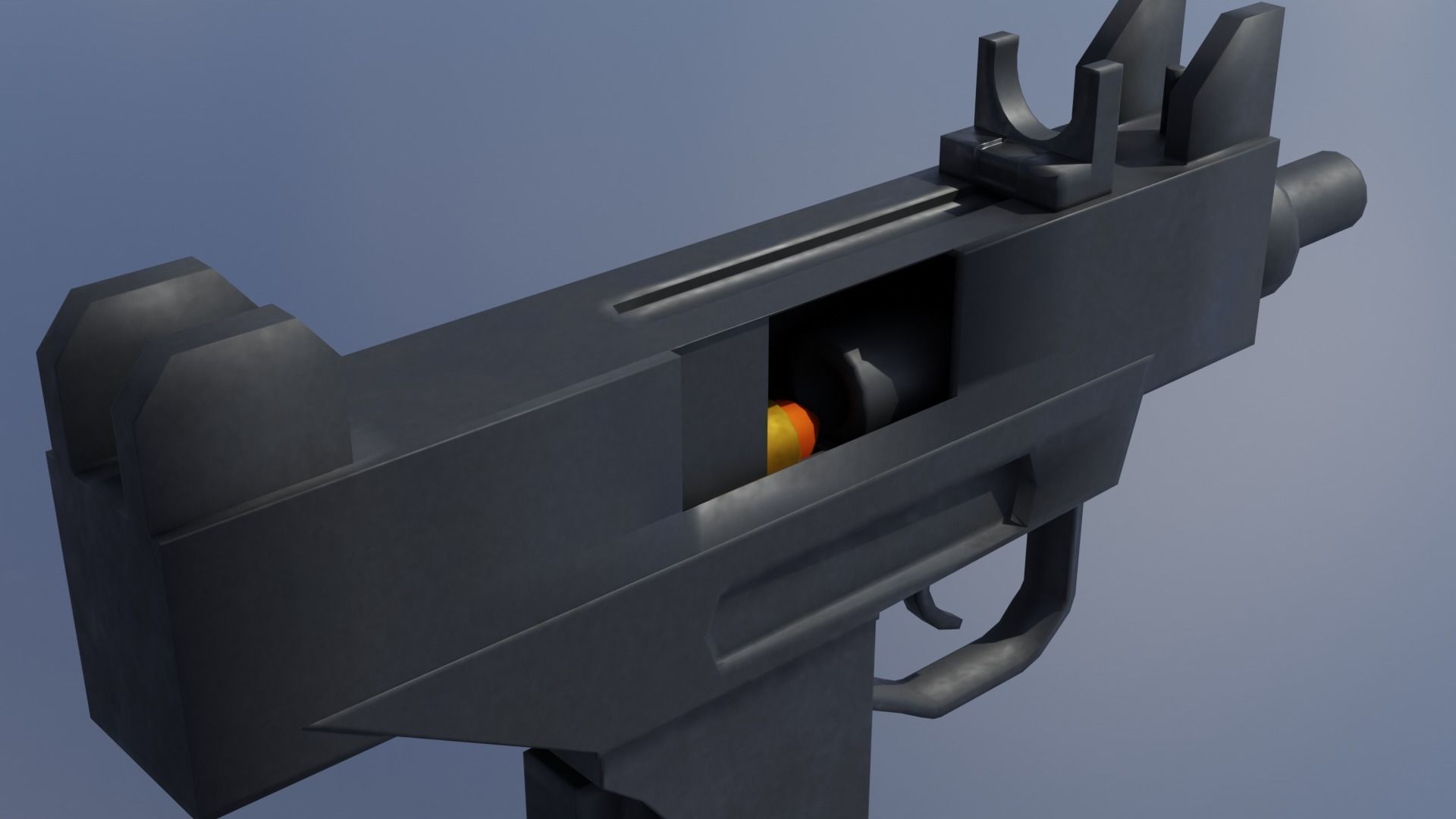 Micro-Uzi free VR / AR / low-poly 3D model rigged | CGTrader