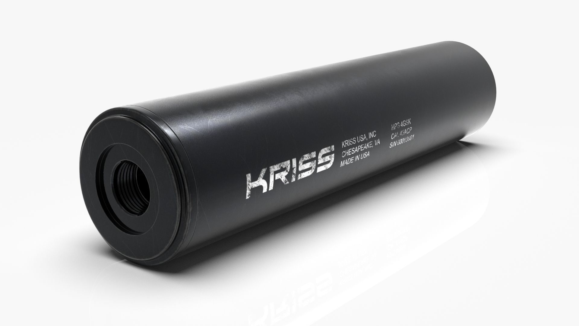 KRISS 4GSK Suppressor 3D model | CGTrader