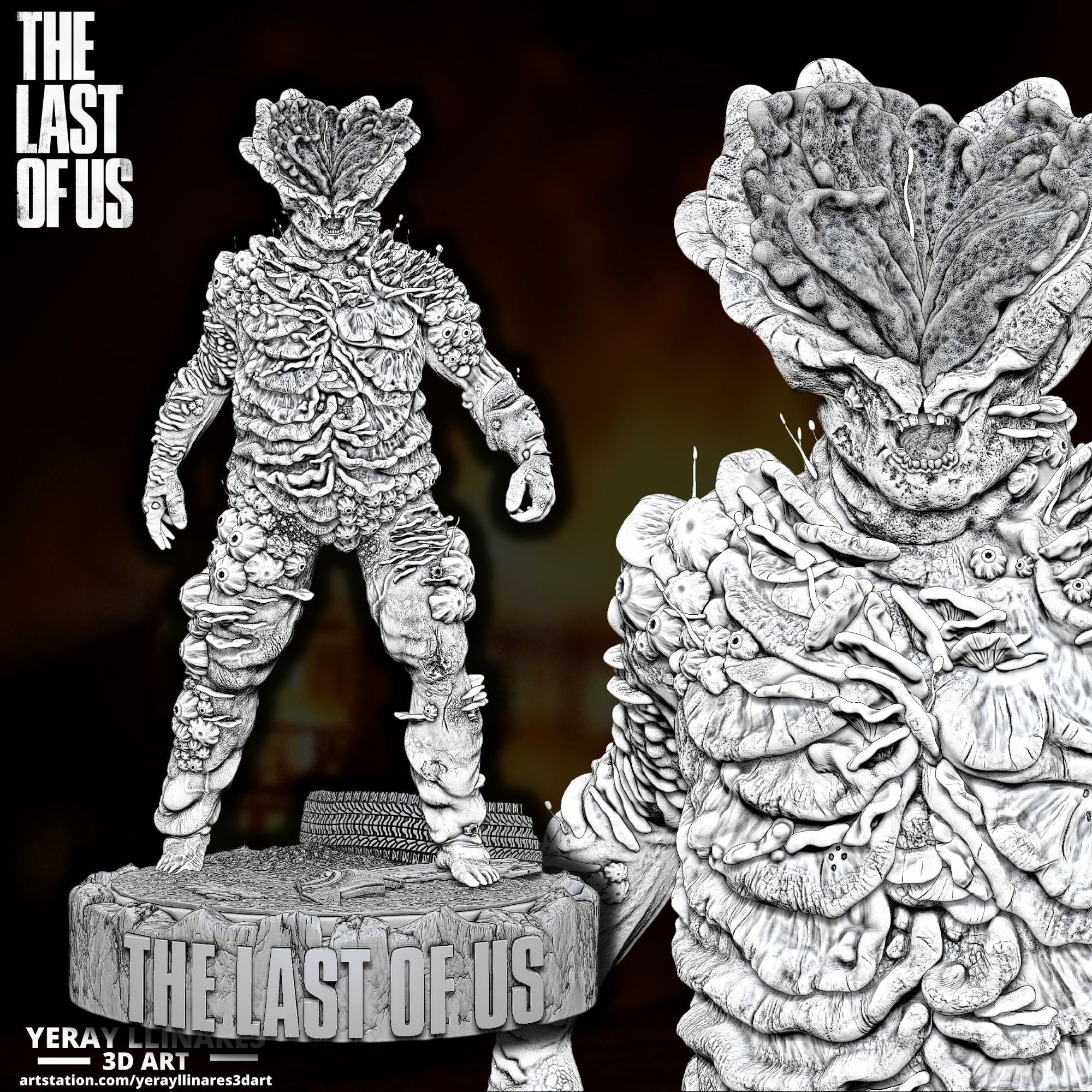 BLOATER FIGURE FROM THE LAST OF US 3D model 3D printable | CGTrader