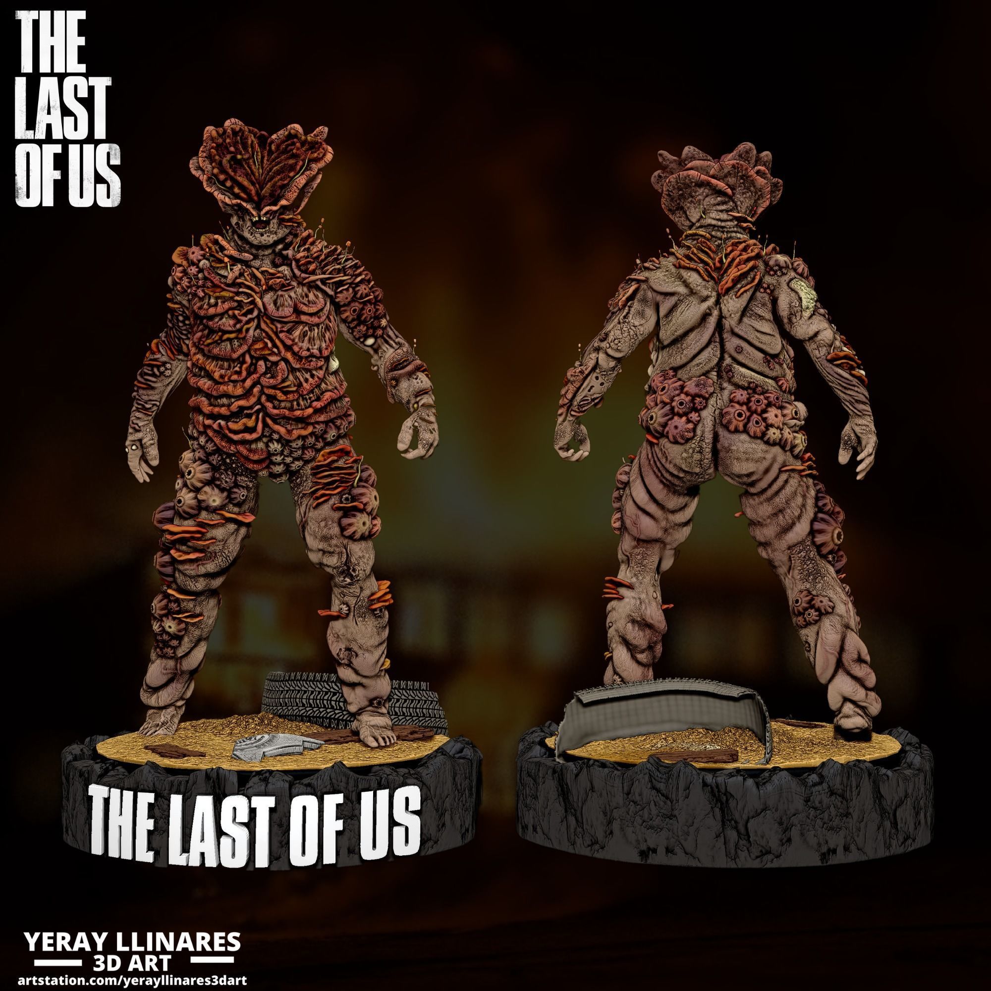 BLOATER FIGURE FROM THE LAST OF US 3D model 3D printable | CGTrader