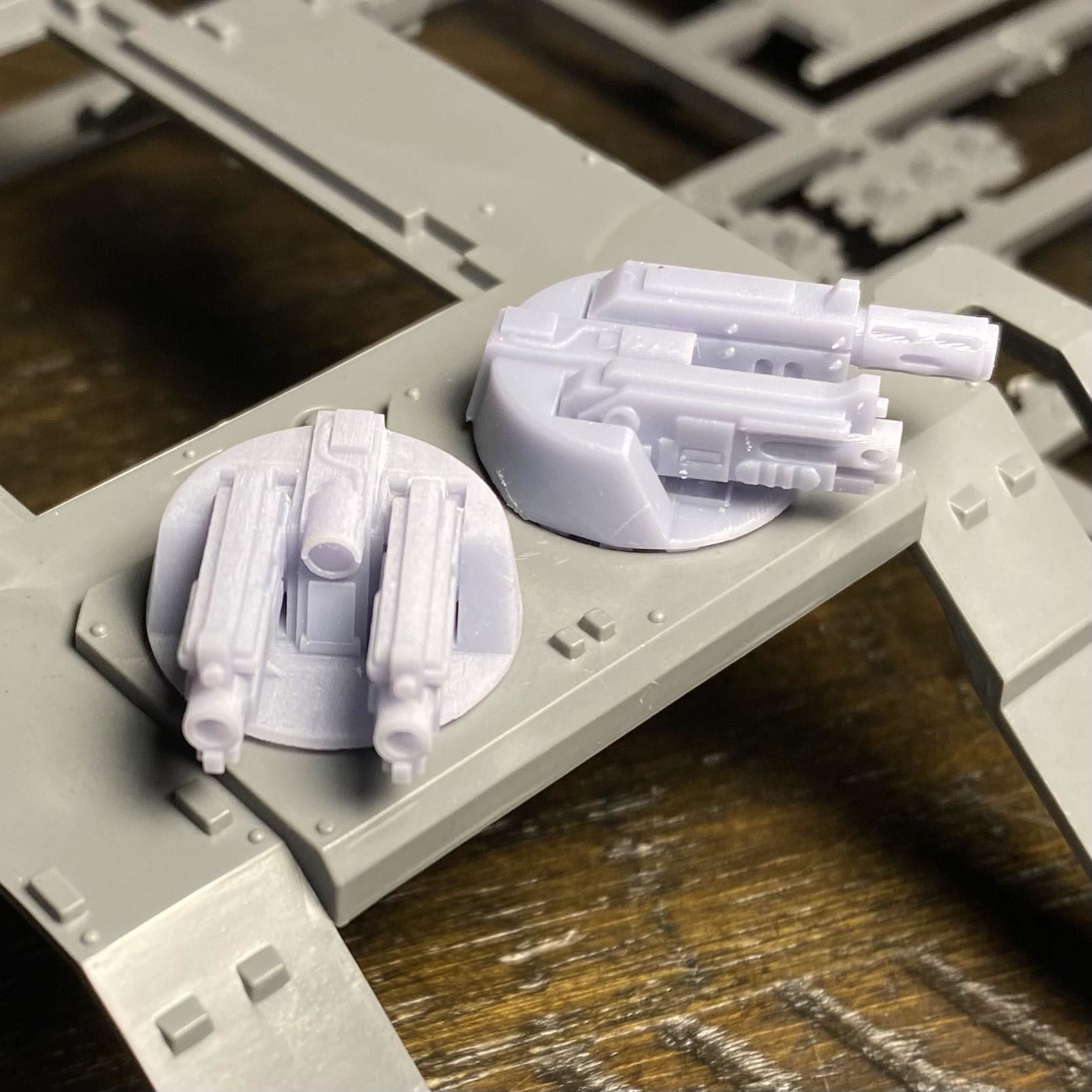 Heresy Transport Weapon Turrets 3D model 3D printable | CGTrader