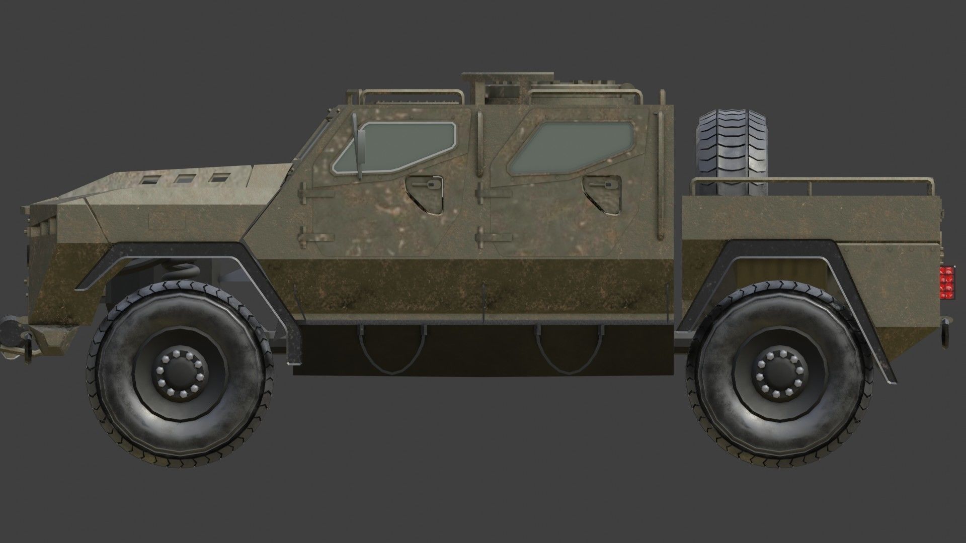 3D model Sisu GTP 4x4 VR / AR / low-poly | CGTrader