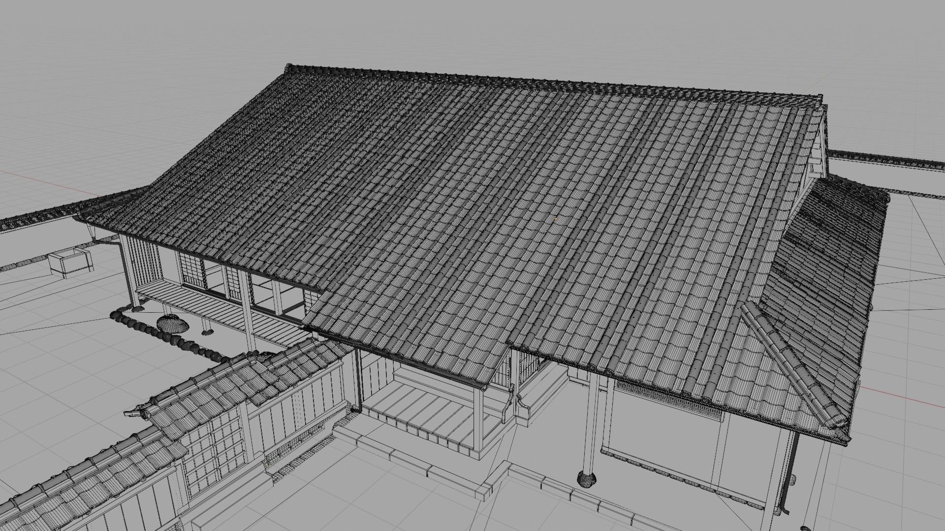 Actual Samurai house 18C in Japan 3D model | CGTrader