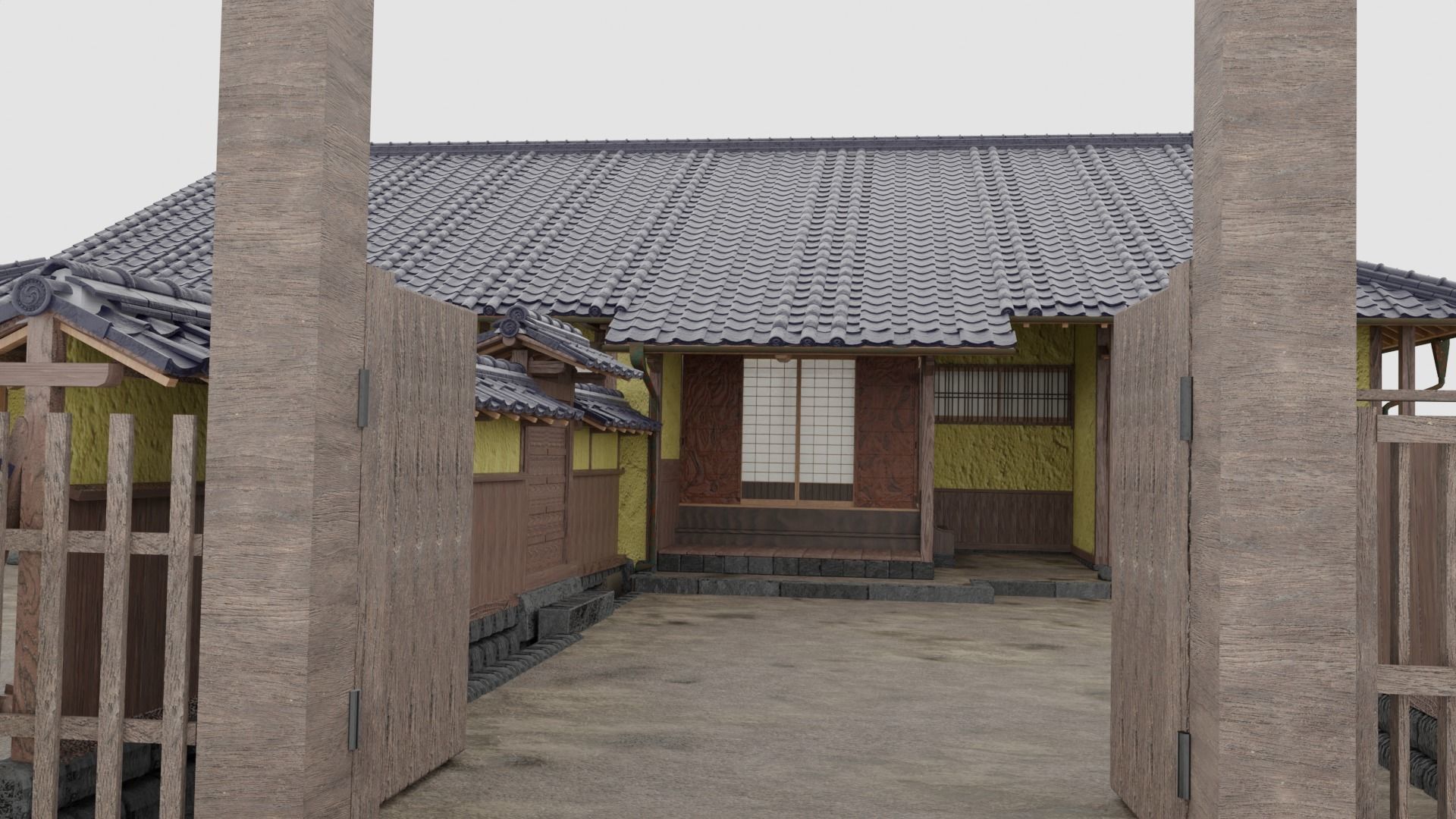 Actual Samurai house 18C in Japan 3D model | CGTrader