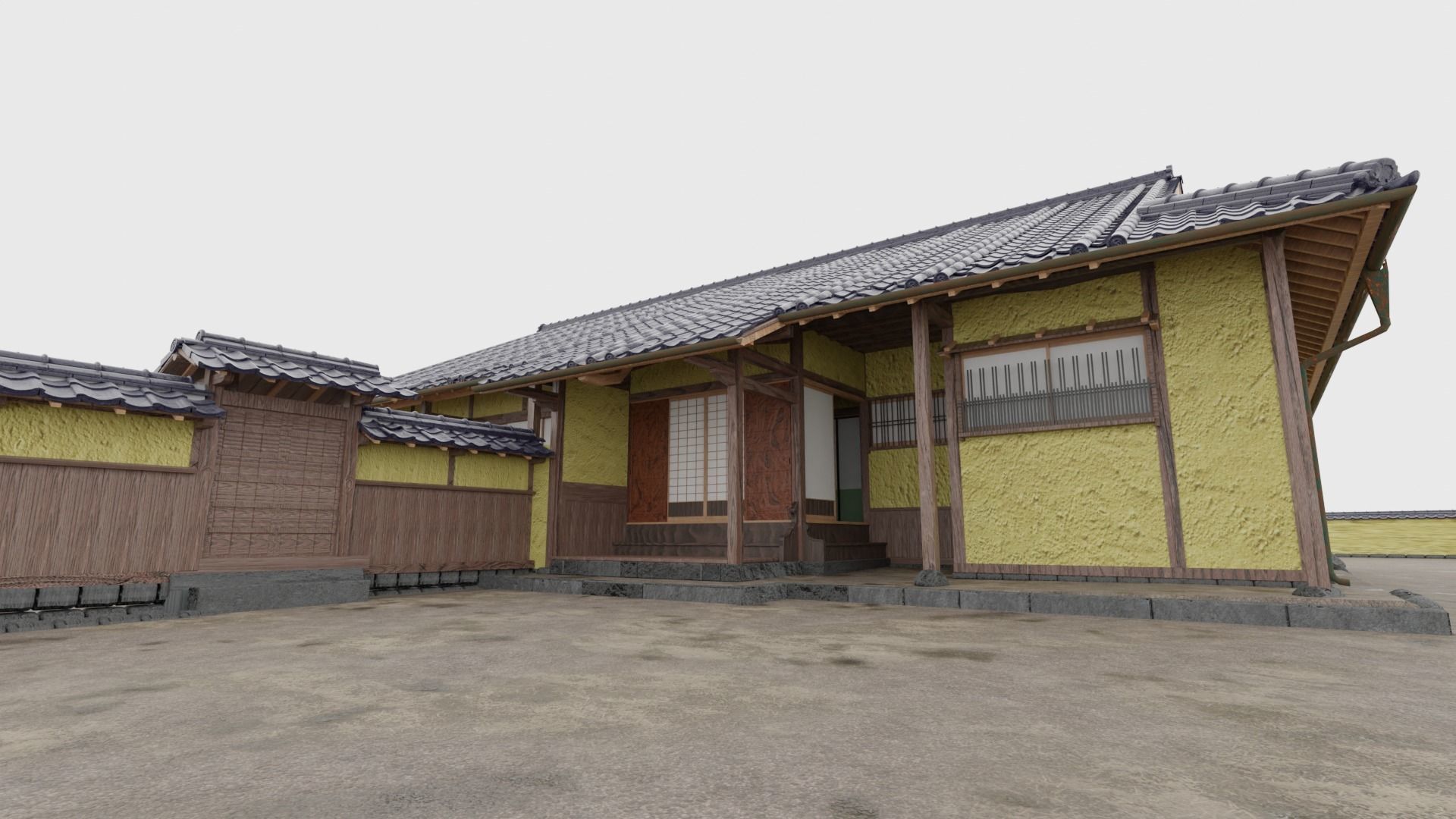 Actual Samurai house 18C in Japan 3D model | CGTrader