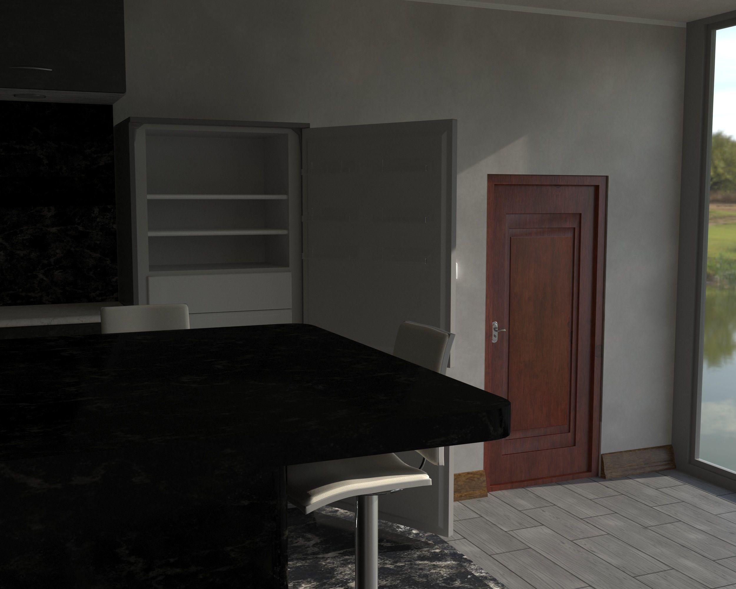 Interior Of A Small Apartment House 3D model | CGTrader