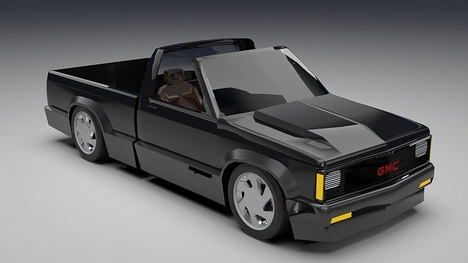 3D model GMC Syclone VR / AR / low-poly | CGTrader