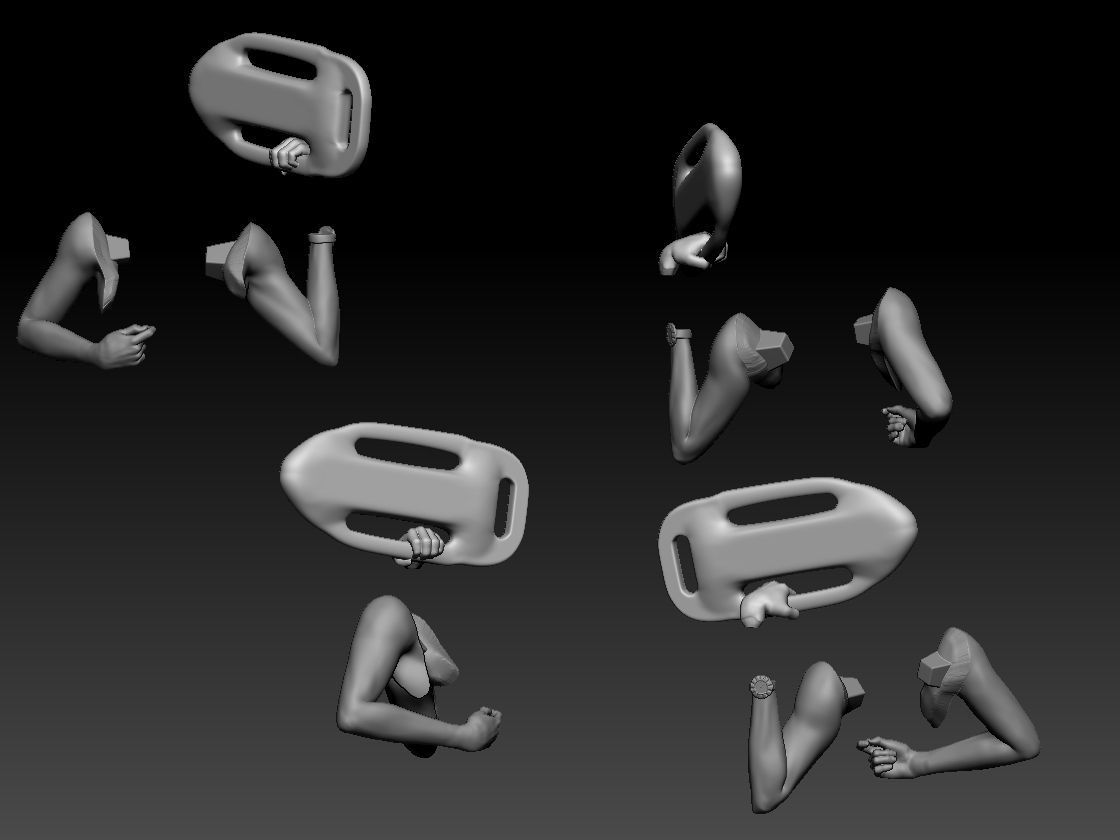 Baywatch Pamela Anderson 3D model 3D printable | CGTrader