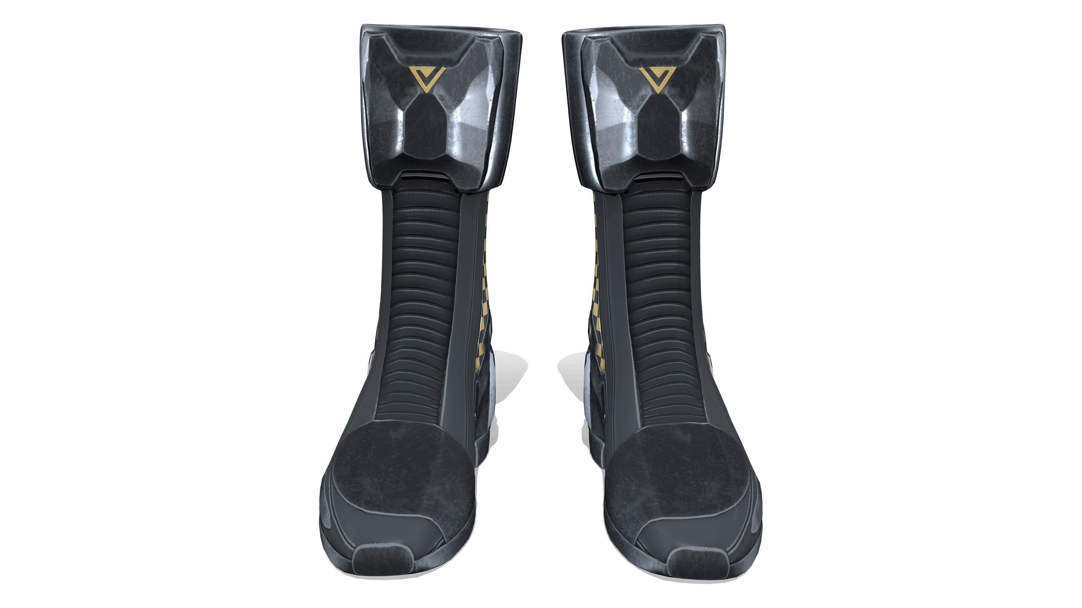 3D model Female Sci-fi Boots VR / AR / low-poly | CGTrader