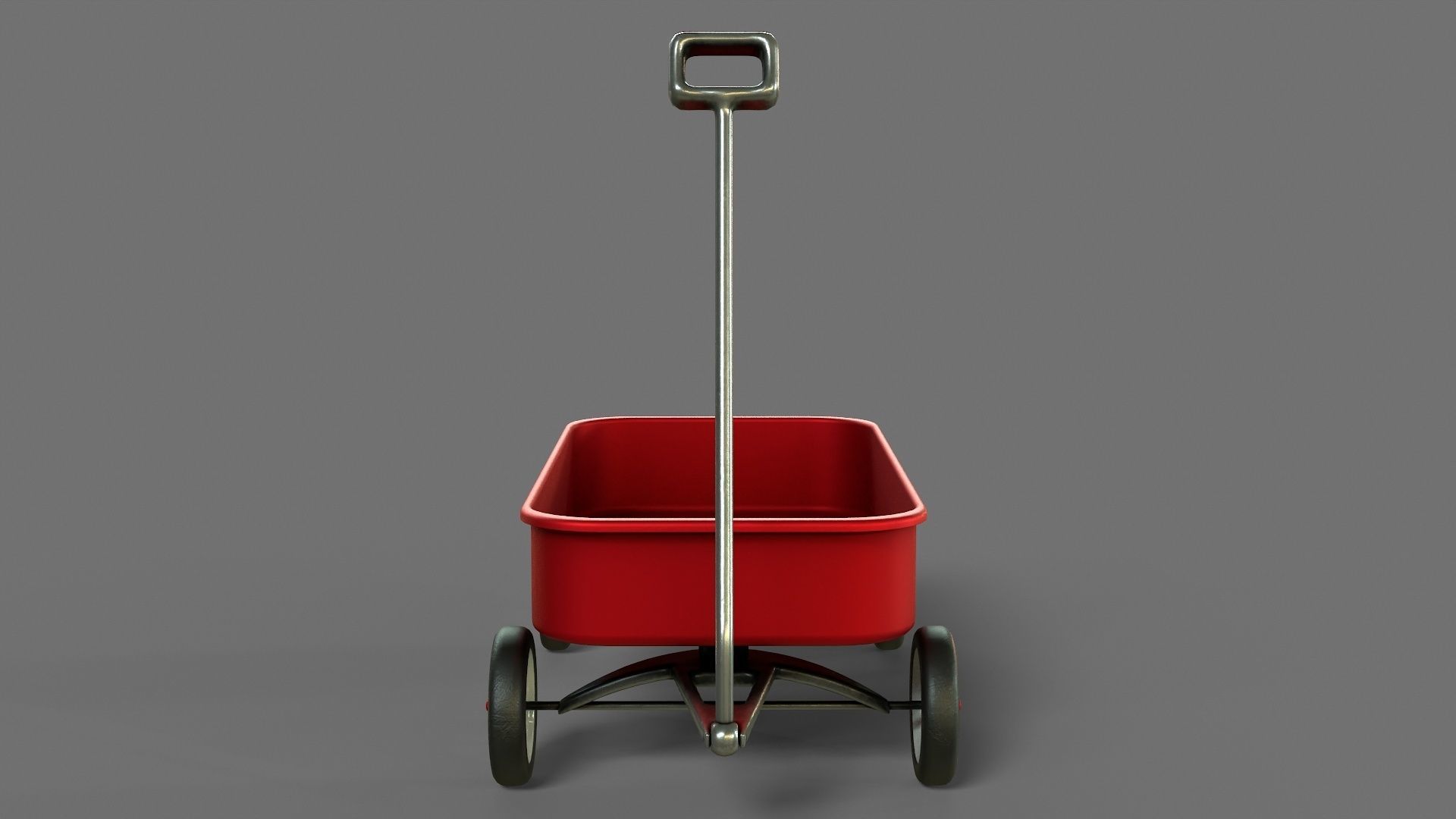 3D model Red Wagon VR / AR / low-poly | CGTrader