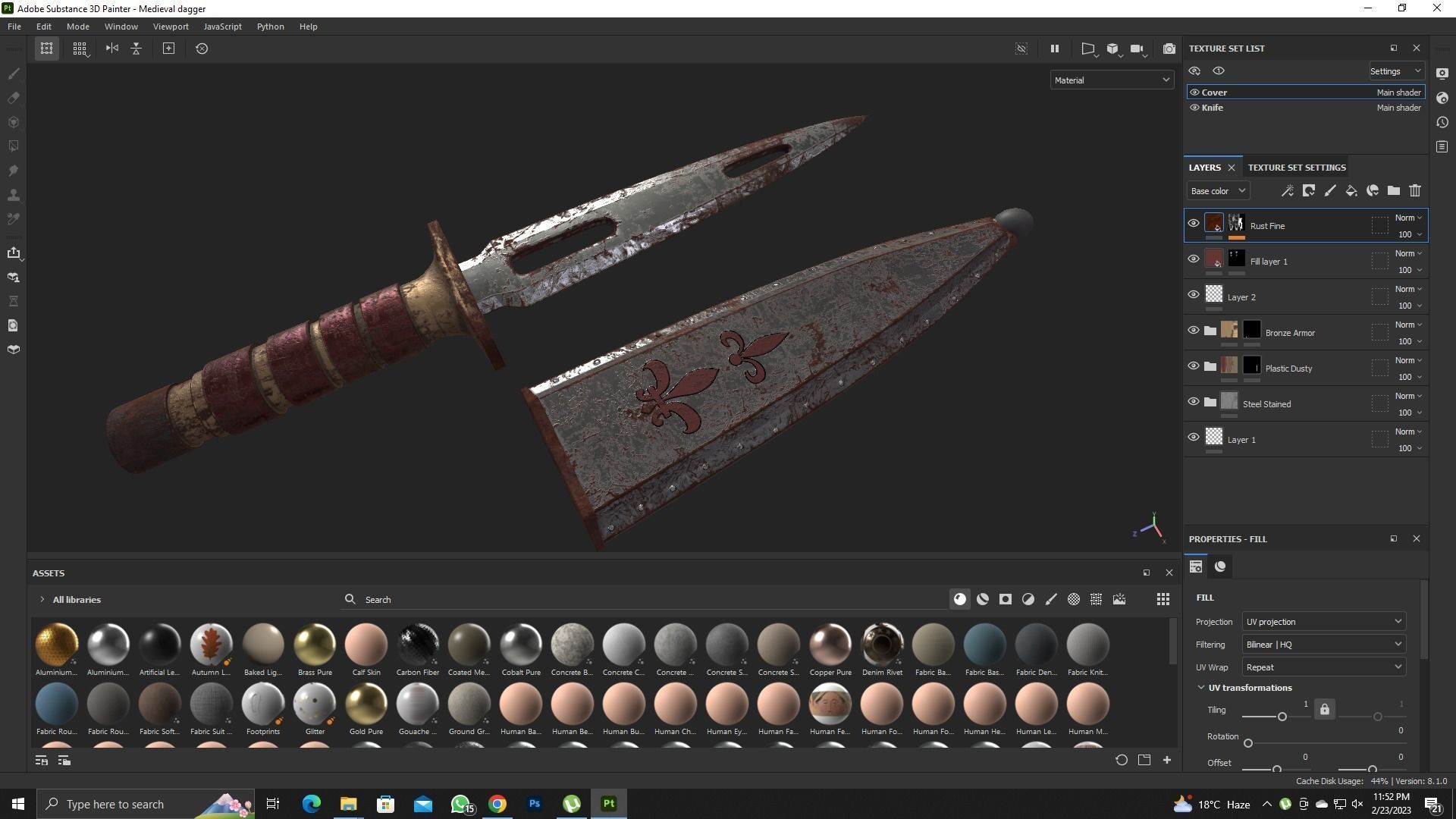 Medieval Dagger 3D model | CGTrader