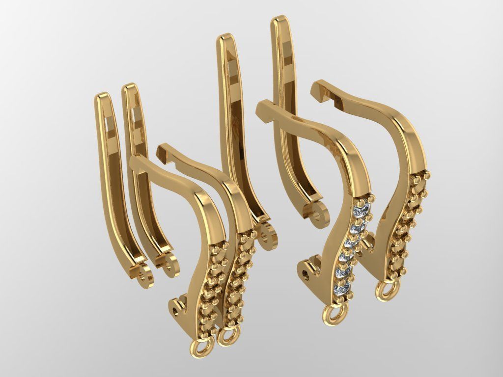 hinge and Lock 3D model 3D printable | CGTrader