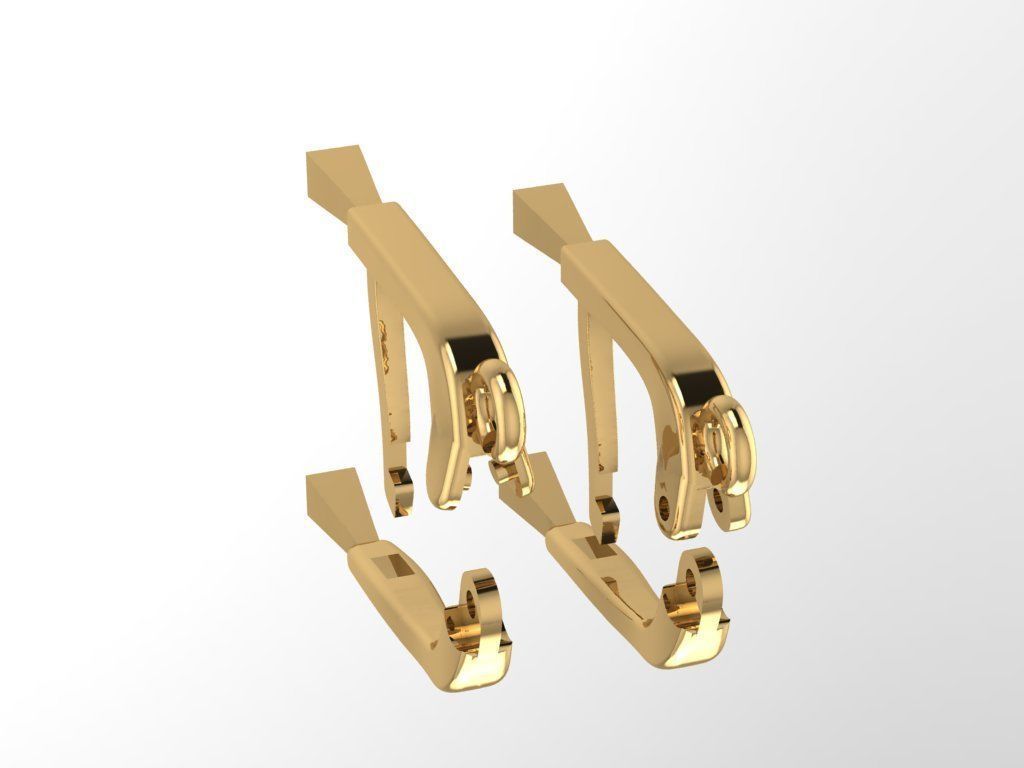 hinge and Lock 3D model 3D printable | CGTrader