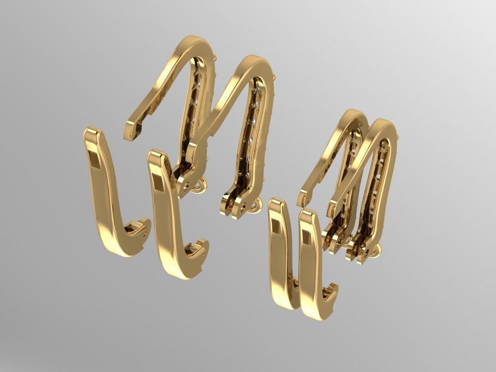 hinge and Lock 3D model 3D printable | CGTrader