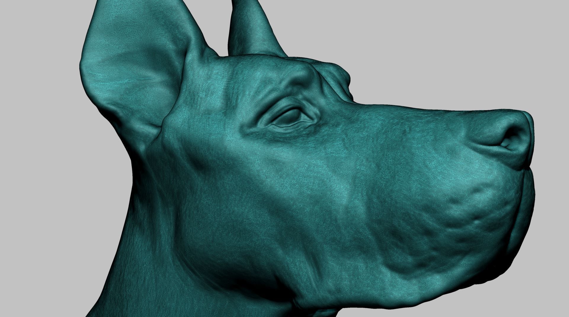 Dog Bust Printable A 3D model 3D printable | CGTrader