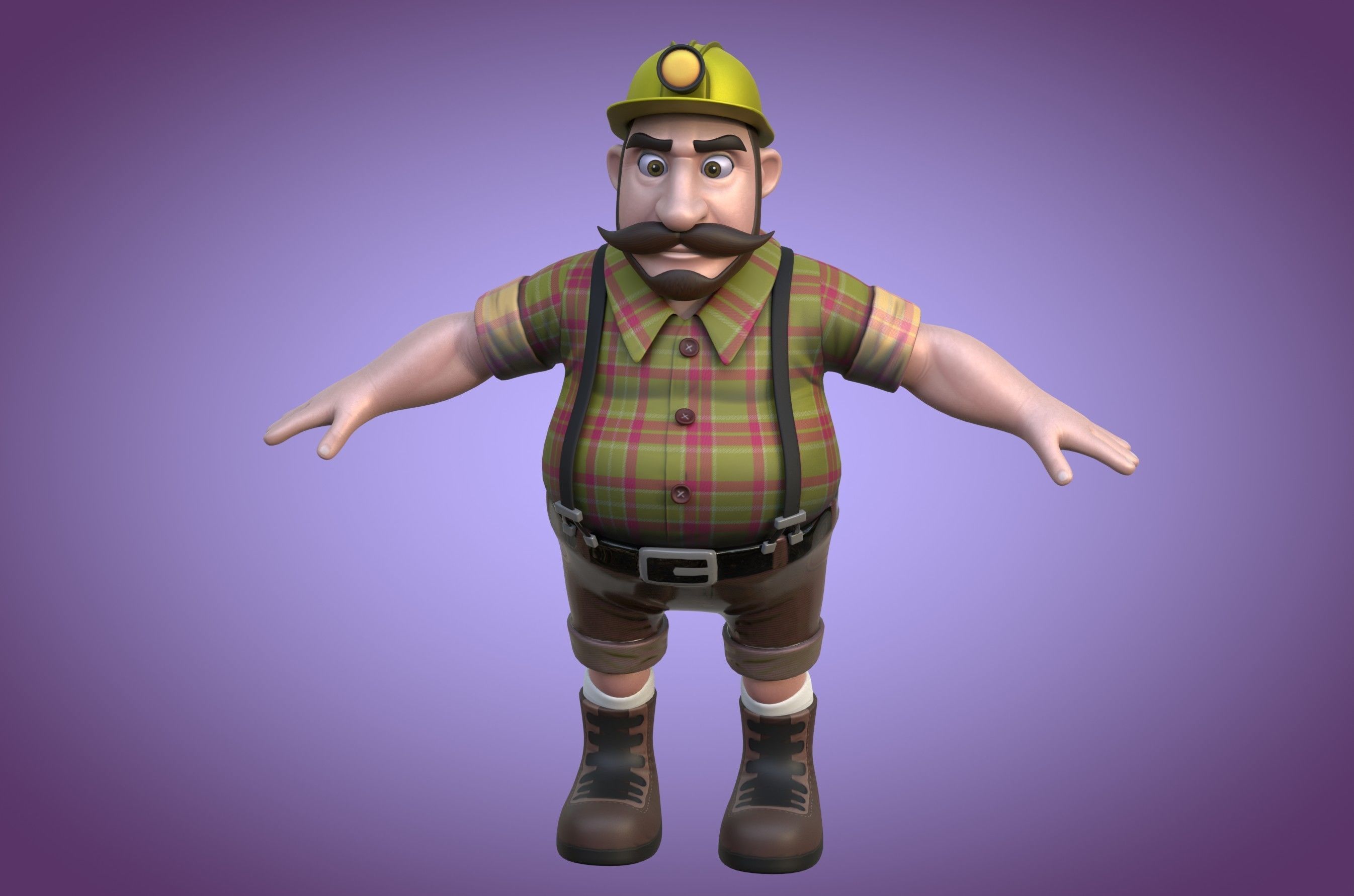 3D model 7 Cute Cartoon Characters Expertly Crafted 3D Models ...