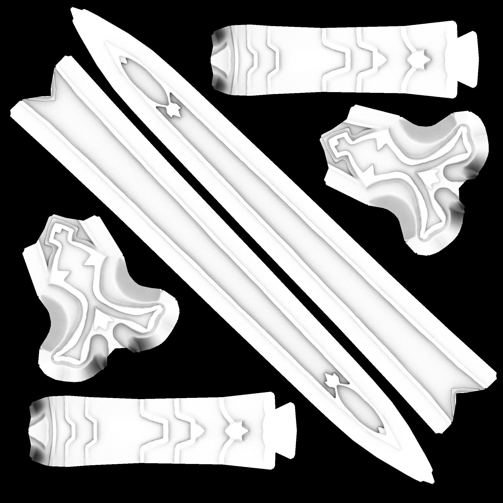 3D model Weapon fantasy anime longsword sword VR / AR / low-poly | CGTrader