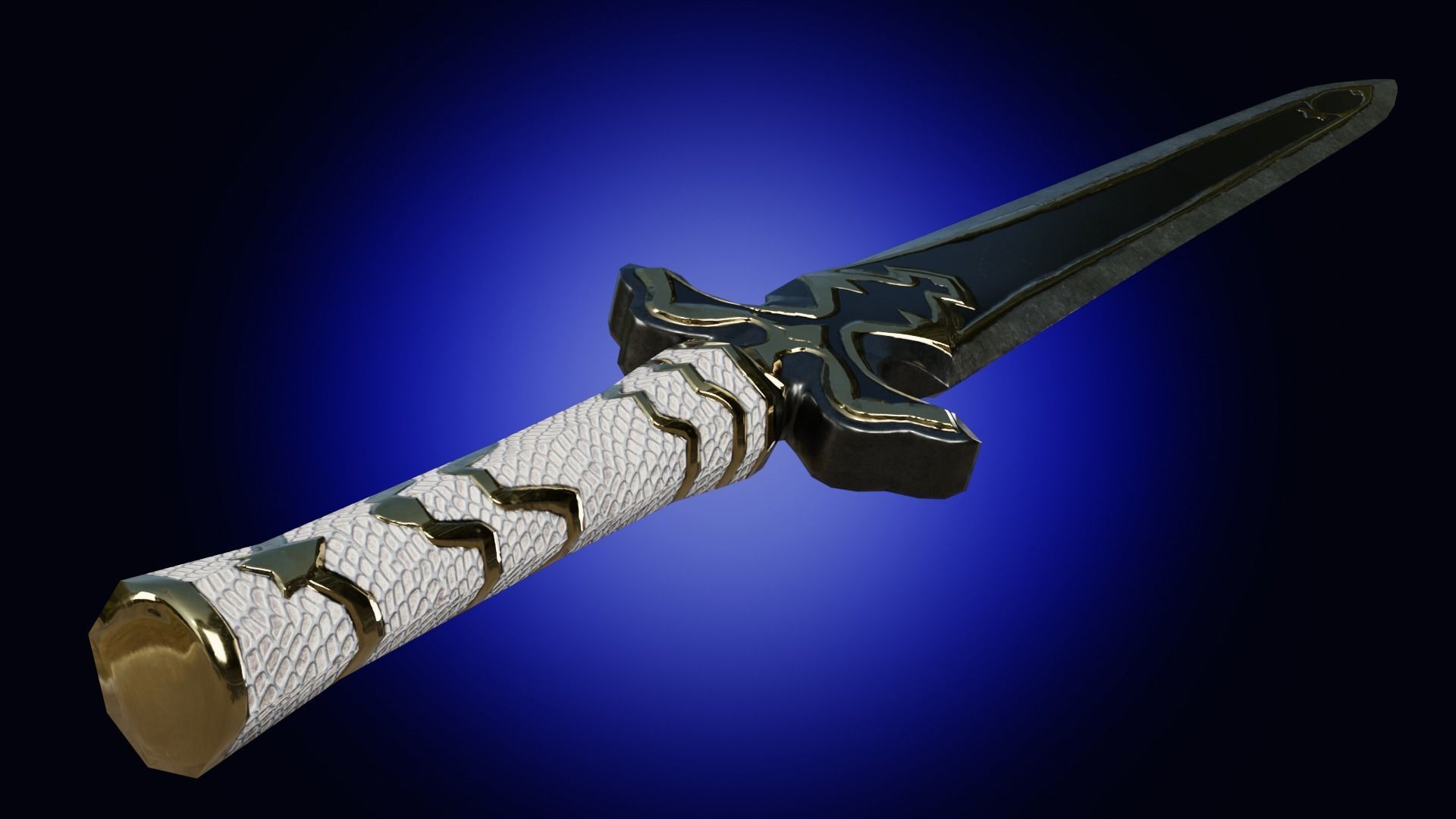 3D model Weapon fantasy anime longsword sword VR / AR / low-poly | CGTrader