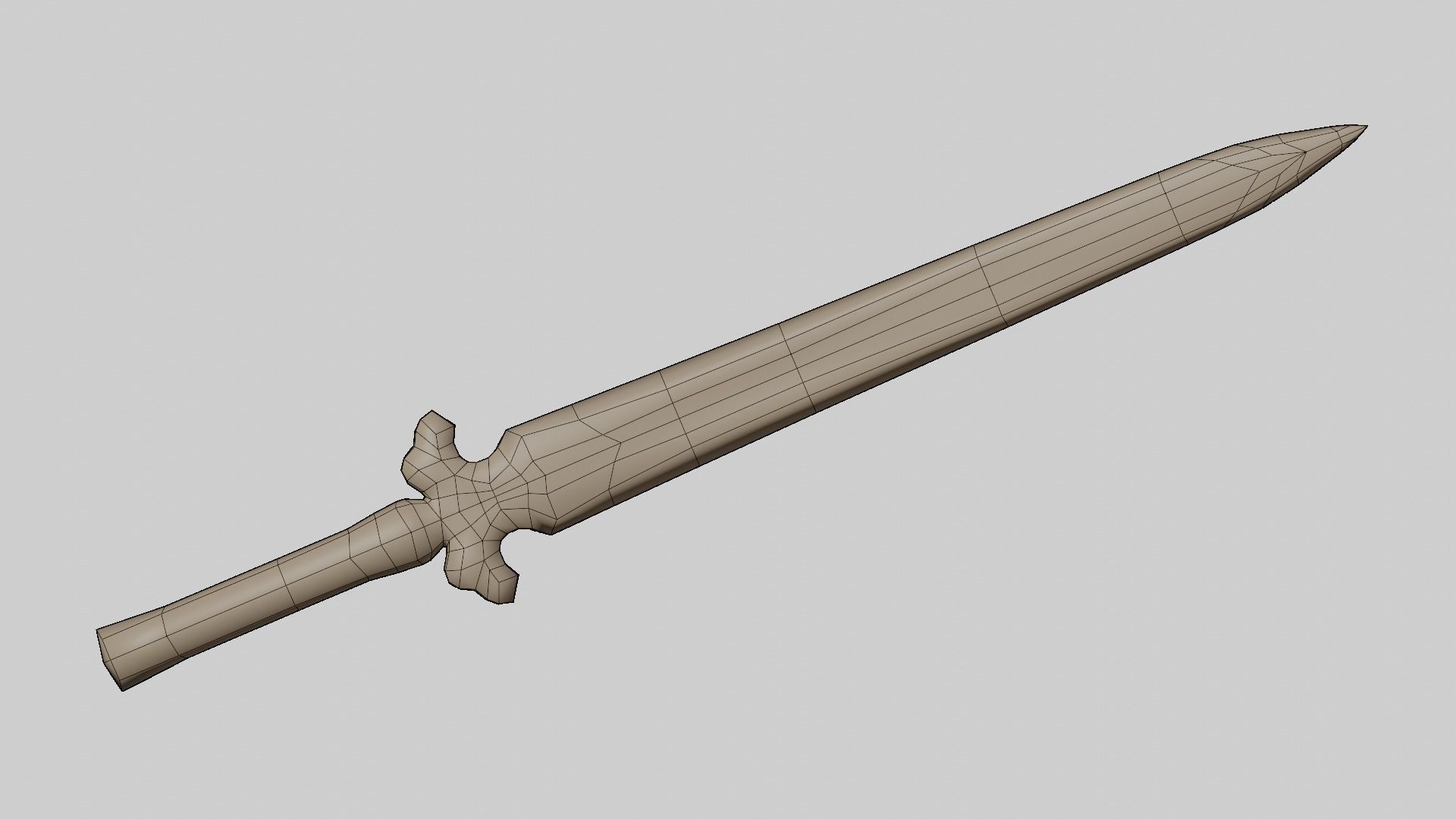 3D model Weapon fantasy anime longsword sword VR / AR / low-poly | CGTrader