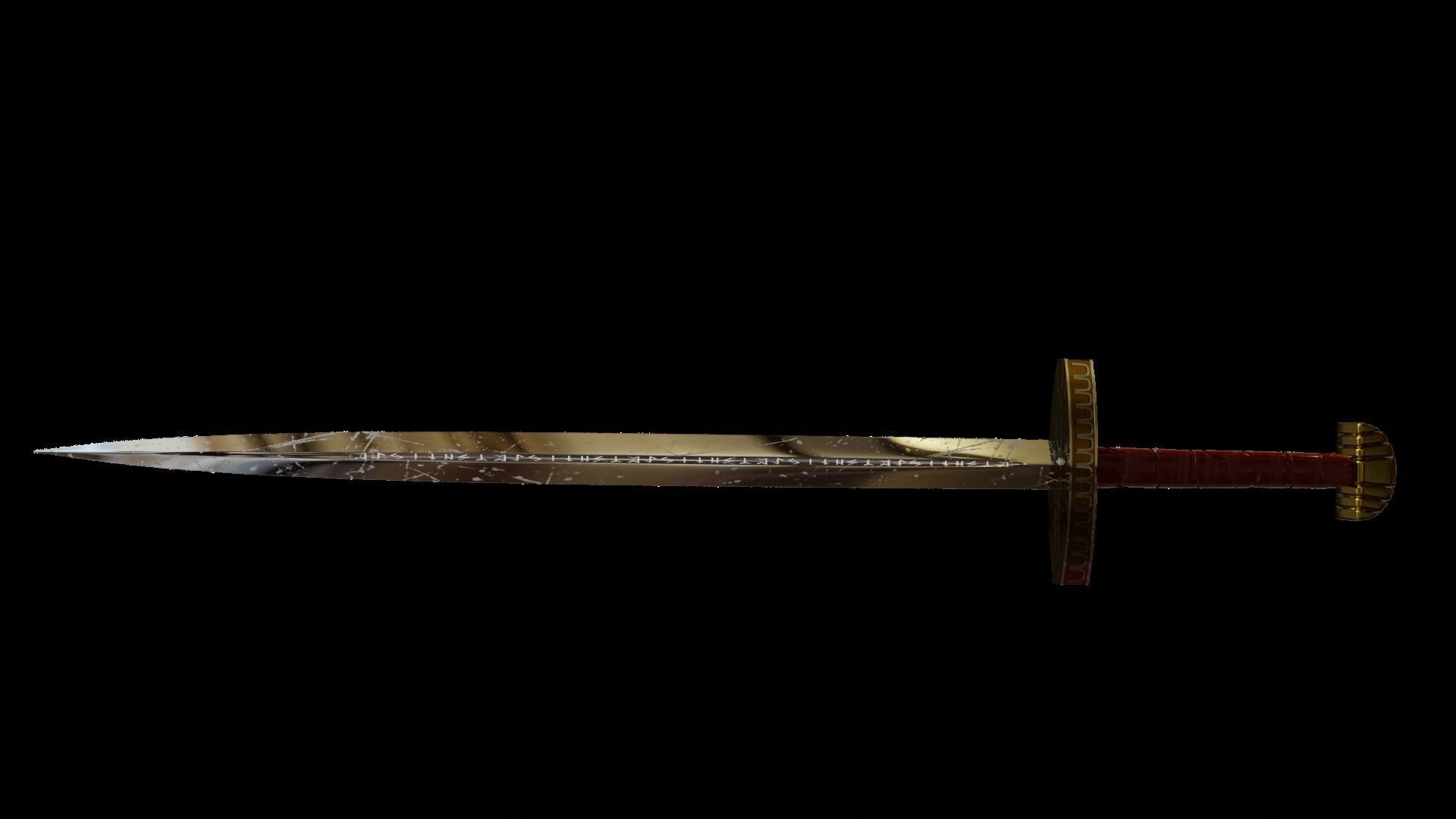 Viking Valhalla Fredis Sword Viking Sword 3D Model 3D model | CGTrader