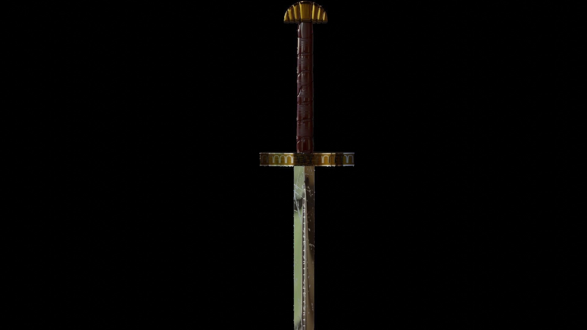Viking Valhalla Fredis Sword Viking Sword 3D Model 3D model | CGTrader