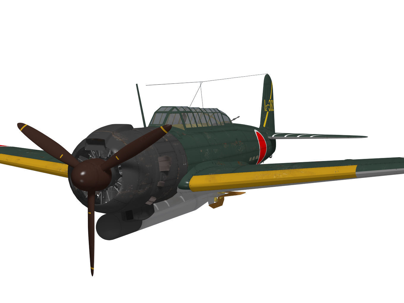 Nakajima B6N2 Tenzan Type12 3D model | CGTrader