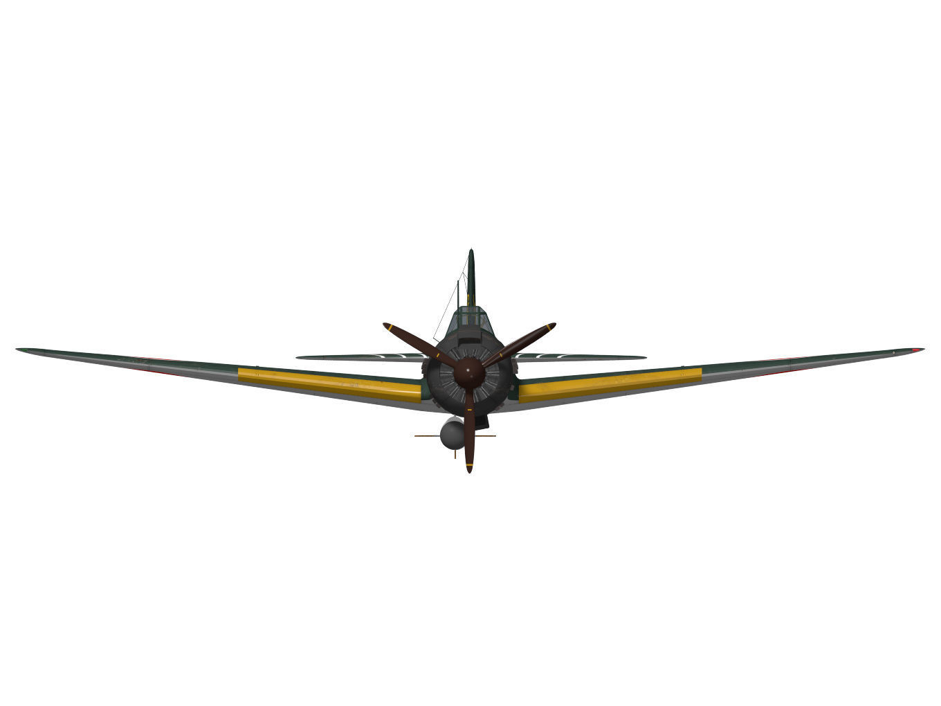 Nakajima B6N2 Tenzan Type12 3D model | CGTrader